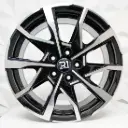 [176660] RIN 17X7 5-114.3 R1 SPORT 1066 BLACK MACHINE FACE ET35 CB60.1 ...